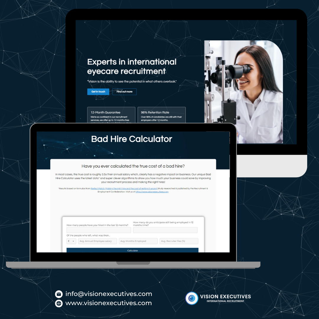 Vision Executives' Bad Hire Calculator